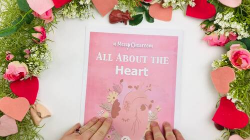 Human Anatomy Heart Nonfiction Text Features RI.2.5 2nd Grade Valentine ...