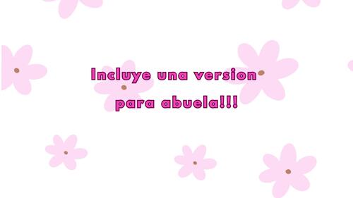 All About My Mom Grandma Questionnaire In Spanish, Mother's Day ...