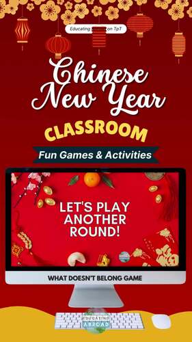 Lunar New Year 2025 Language Activity | Chinese Holiday Think Pair Share