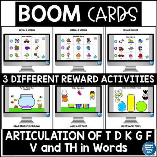 ARTICULATION Boom Cards™ Speech Therapy BUNDLE* | TpT