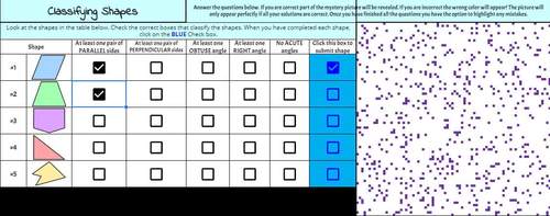 Identifying Angles and Lines in 2D Shapes Pixel Art by Pick Up and Go ...