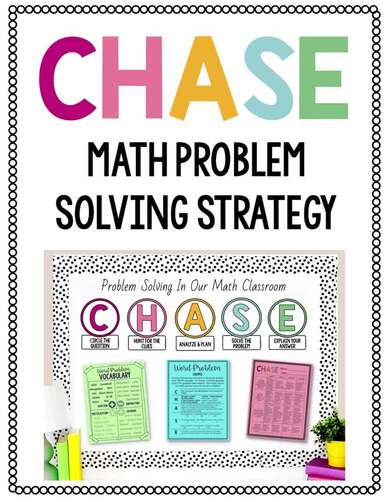 C.H.A.S.E. - Math Problem Solving Strategy #tptcanadianthanksgiving