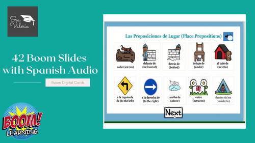 Boom Cards Vocabulary: Prepositions and Parts of the House with Spanish ...