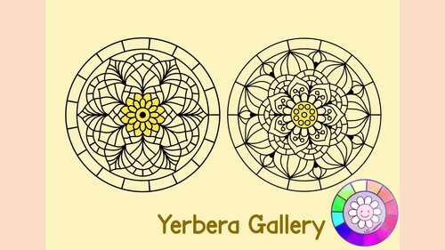 Mandala House One (Beginning) || Coloring and Note | TPT