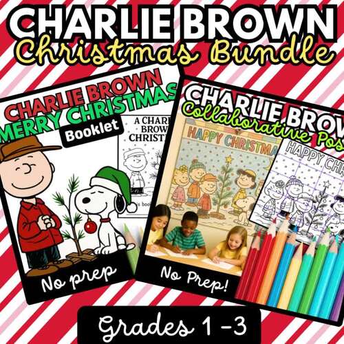 Charlie Brown Christmas | Peanuts Activities Worksheets and ...