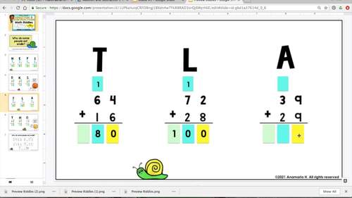 Addition and Subtraction With Regrouping - Math Riddles | TPT