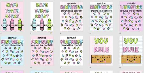 Dollar Deal! Back to School Themed Posters by Magical Kinders | TPT
