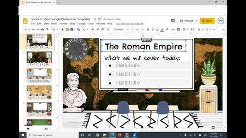 Google Slides Templates - SOCIAL STUDIES Virtual Classroom Distance ...