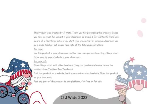 4th of July Banner | Independence Day Printable Bunting Decor for Classroom