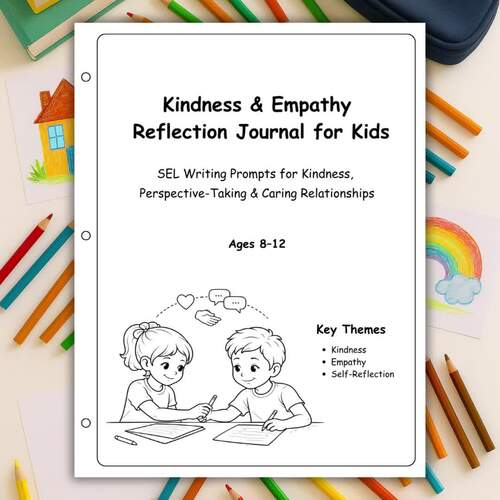 Kindness & Empathy Reflection Journal for Kids by Nest & Notebooks