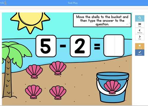Subtraction to 10 - Digital Task Cards - Boom Cards by My Teaching Pal