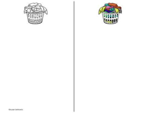 Predicting and Problem Solving with Laundry Sorting and Task Cards