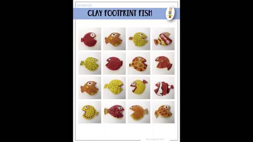 Clay Fish - Art Lesson Plan by Kerry Daley | TPT