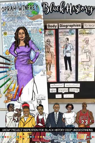 Black History Month Body Biography Project® Bundle by Danielle Knight