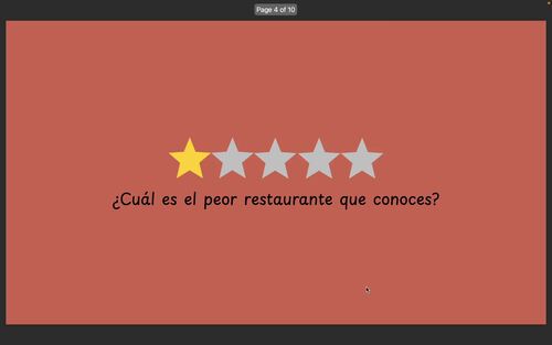 En el restaurante, lesson 2: Spanish Restaurant Presentation (A1)