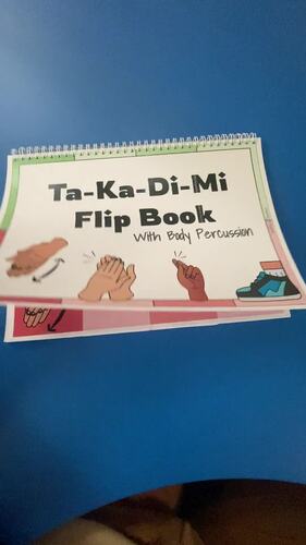 Takadimi Rhythm Flipbook with Body Percussion - Music Ed. Special Education