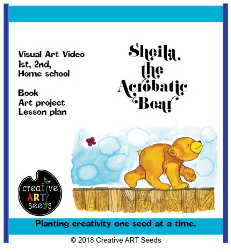Distance Learning Art Video - Sheila the Acrobatic Bear by Creative ART ...