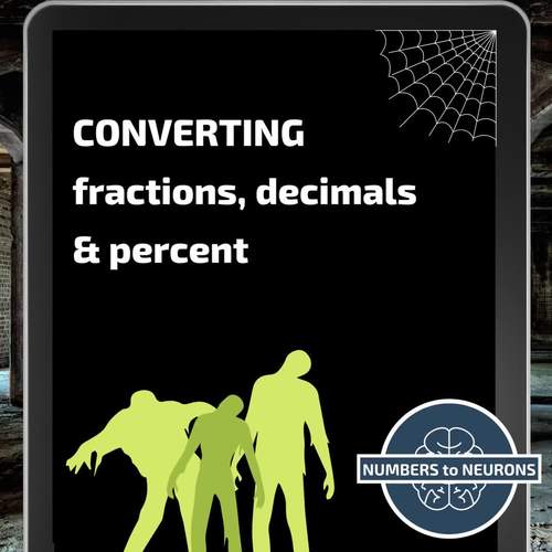Converting Between Fractions, Decimals and Percents: Online Escape Room ...