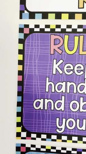 Class Rules | Editable | I Love the 80s Retro Classroom Decor | TPT