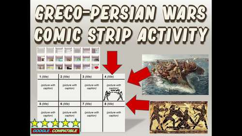 Greco-Persian Wars Comic Strip Activity: an engaging follow-along resource