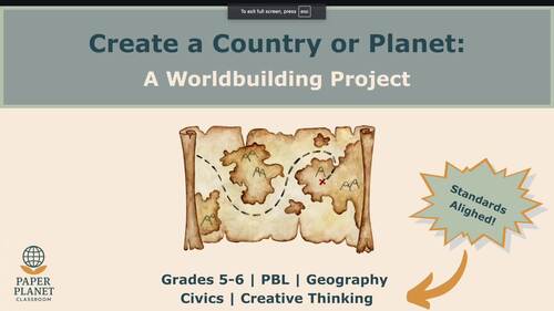 Create a Country or Planet – Worldbuilding Project | PBL Geography ...