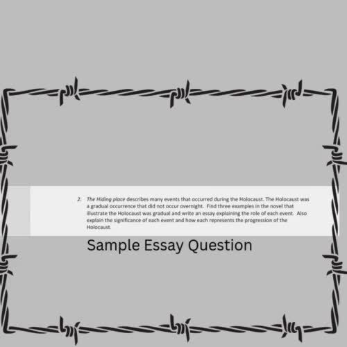 The Hiding Place by Corrie Ten Boom Essay Topics | TPT