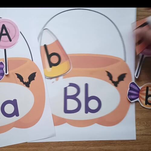 Halloween Letter Hunt, Preschool Halloween Activities, Alphabet hunt ...