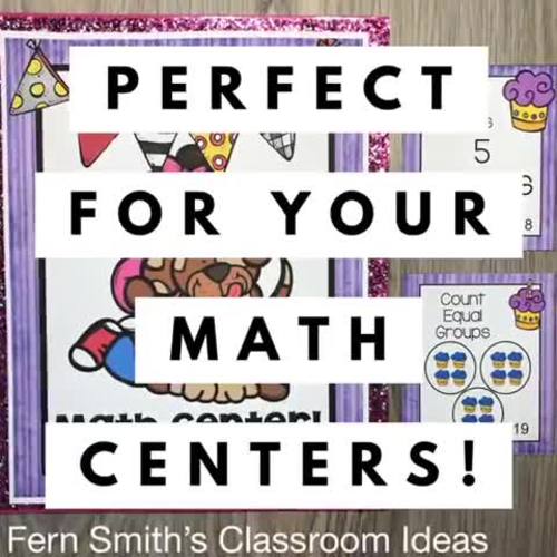 3rd Grade Math Count Equal Groups Task Cards and Center Games Bundle