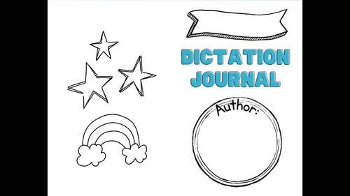Dictation Student Journals with Sound Spelling Card Visuals PDF | TPT