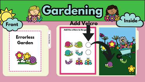 Spring Errorless File Folder/Binder/Busy Book Activities | TPT