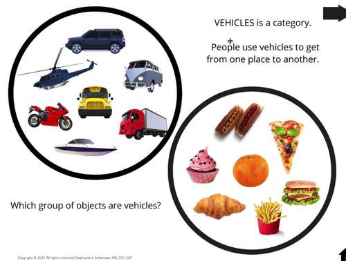Let's Learn Basic Categories BOOM CARDS™/ NO PREP / Semantic Language
