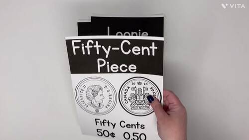 Canadian Coins Pastel Money Posters Identification Value Counting ...