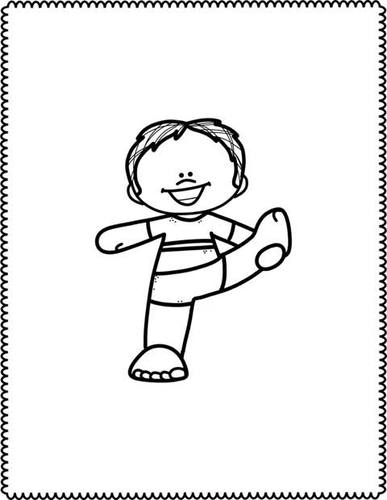 Coloring pages for yoga and dance. Elementary Music, Preschool to Grade 3