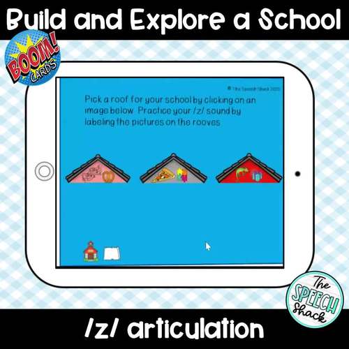 Back to School Articulation BOOM cards™- /z/ by The Speech Shack
