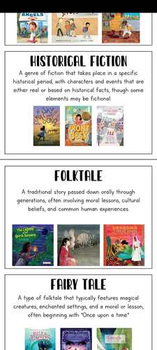 Genre posters | Printable by The Designer English Teacher | TPT