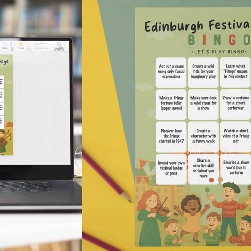 Edinburgh Fringe Bingo | Drama & Comedy Game | Creative Arts Classroom ...