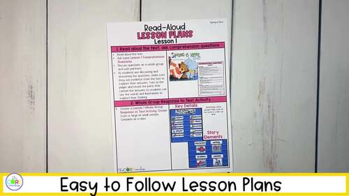 Spring is Here Preschool Read Aloud Activities by The Core Coaches Pre-K