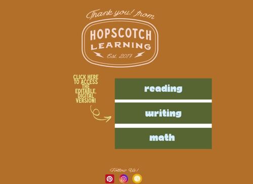 Editable Visual Schedule Labels for Upper Elementary – Bold Retro Font