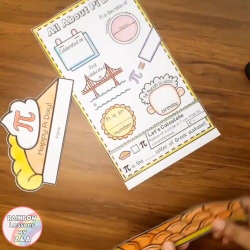 Pi Day Writing Crafts | Pi Day Activities | All About Pi Day | Pi Day ...