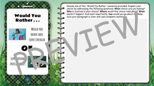 March Quick Writes: Use with or without March Agenda Slides | TPT