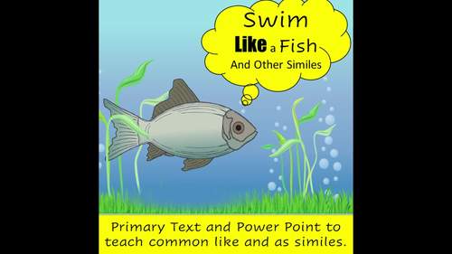 Similes Primary Text and Power Point (VAAP 6E RW 1 d) | TpT