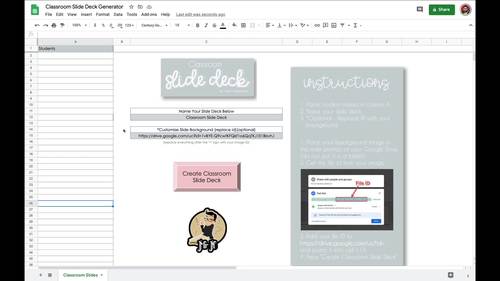 CLASSROOM SLIDE DECK GENERATOR by DARIN NAKAKIHARA | TPT