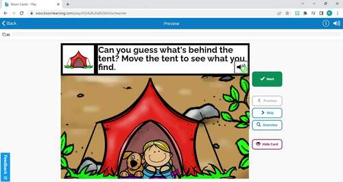 Guess What's Behind the Tent! Semantics by Creative Speech Language ...