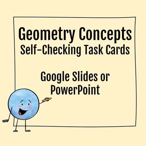 7th Grade Geometry Review Angles Vocabulary, Types of Lines Digital ...