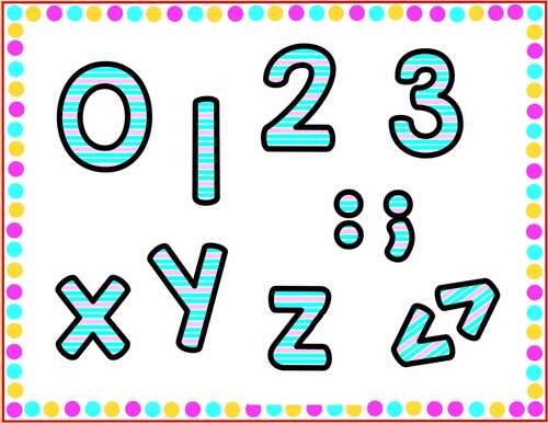 Printable Bulletin Board Letters, Large Alphabet Letters, Decorative ...
