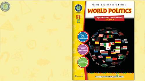 World Politics BIG BOOK Gr. 5-8 by Classroom Complete Press | TPT