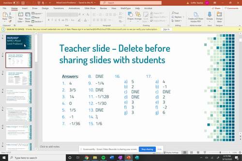 AP Calculus AB/BC: Algebraic Indeterminate Limit practice (Unit 1)