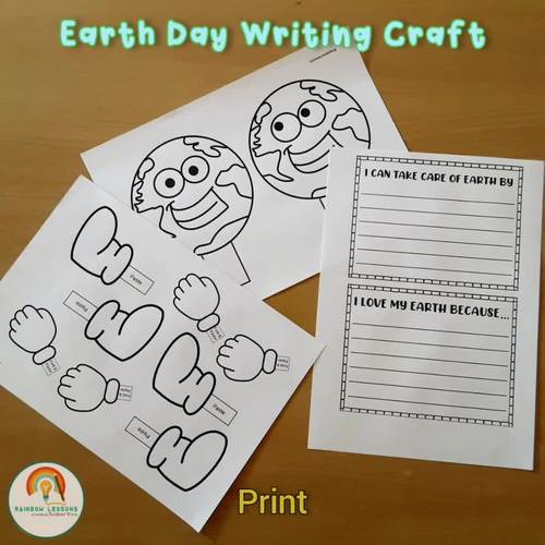 Earth Day Writing Prompts | Earth Day Writing and Craft | Earth Day ...