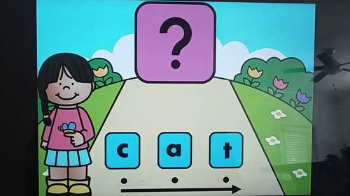 CVC Words Game - Short A- Fun PowerPoint Activity for Prek and Kindergarten