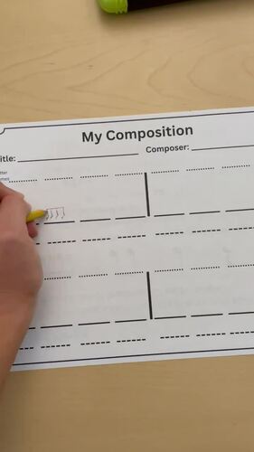 Solfege Composition Worksheets--Do Pentatonic, So Mi La, Mi Re Do, Do ...
